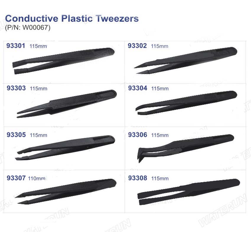 93308 Conductive Plastic Tweezers